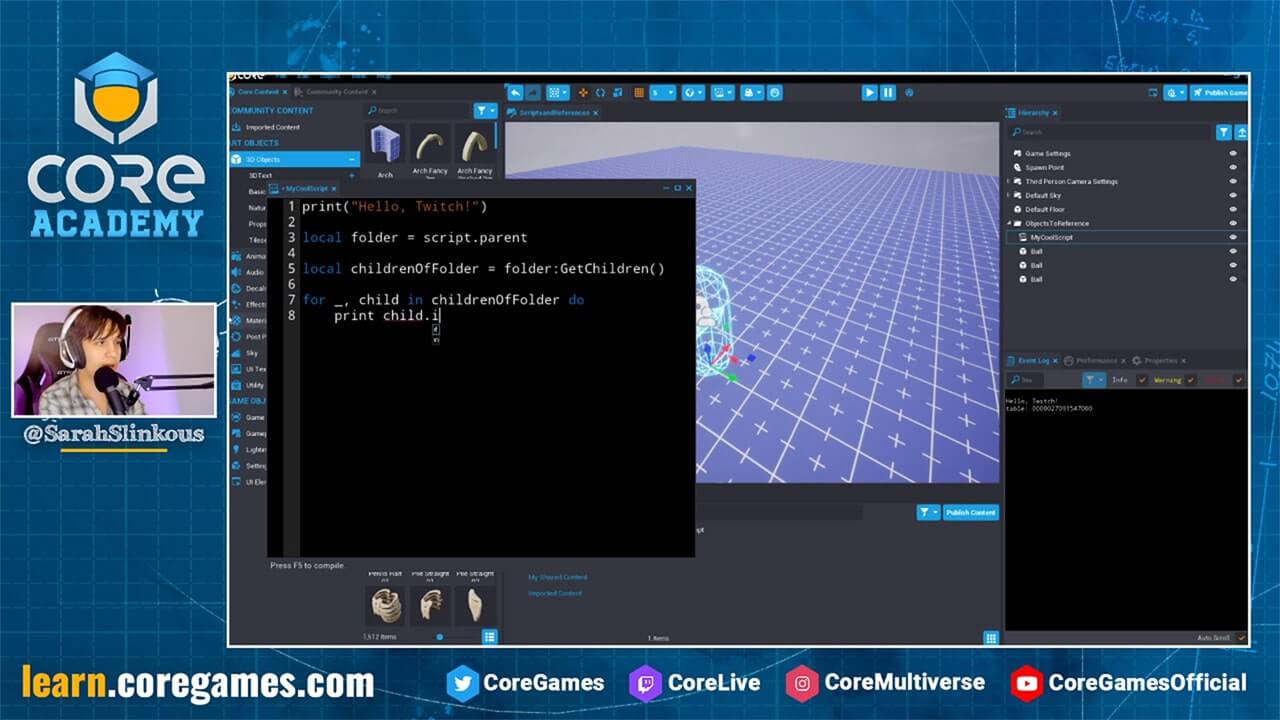 Learn Game Development with Core for Free - Core Academy